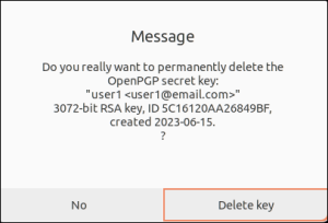 How to Delete GPG Keys | phoenixNAP KB