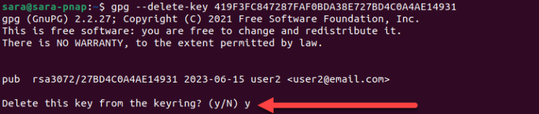 How to Delete GPG Keys | phoenixNAP KB