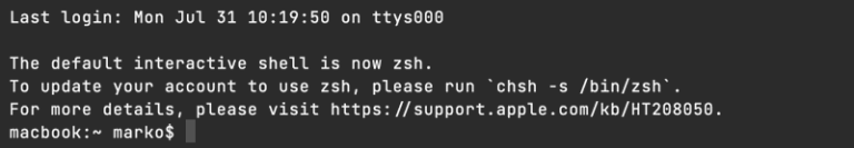 How to Switch from Zsh to Bash on Mac | phoenixNAP KB