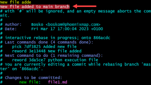 How to Change Git Commit Message | Knowledge Base by phoenixNAP