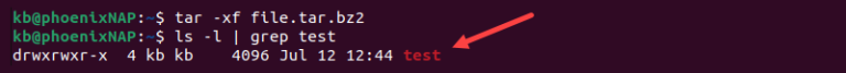How to Unzip tar.bz2 Files | Knowledge Base by phoenixNAP