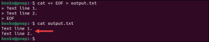 How to Write to File in Bash | phoenixNAP KB