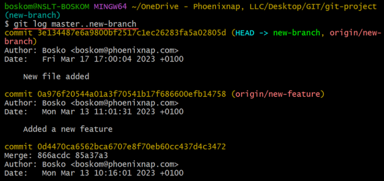 How to Compare Two Git Branches | phoenixNAP KB How to Compare Two Git Branches | phoenixNAP KB