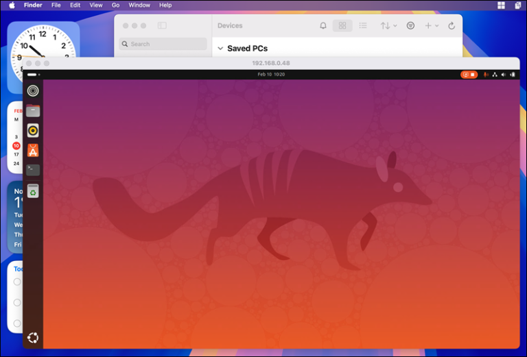 Ubuntu: Remote Desktop Connection from Mac
