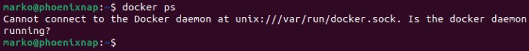 How to Resolve the "cannot connect to the Docker daemon" Error