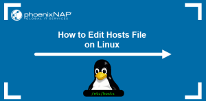 How to Edit Hosts File on Linux | phoenixNAP KB