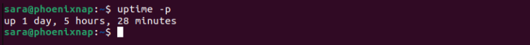 Linux Uptime Command: Syntax, Options, Examples