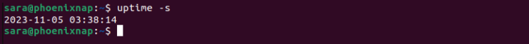 Linux Uptime Command Syntax Options Examples