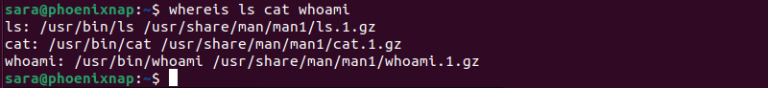 whereis Command in Linux with Examples