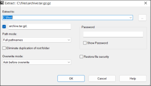 How to Extract .tar.gz File in Windows