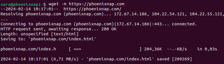 How to Use wget Command With Examples | phoenixNAP KB