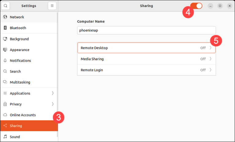 How to Enable Ubuntu Remote Desktop | phoenixNAP KB