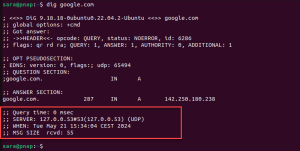 dig Command in Linux with Examples