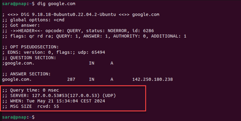 dig Command in Linux with Examples