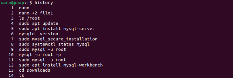 Linux History Command {with Examples}