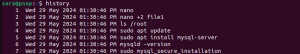 Linux History Command {with Examples}