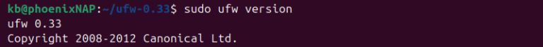 How to Set Up UFW Firewall on Ubuntu | phoenixNAP KB
