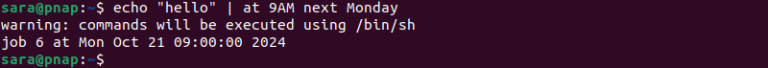 How to Use the Linux at Command {10 Examples}