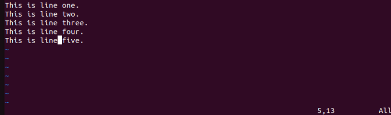 How to Undo and Redo changes in Vim / Vi