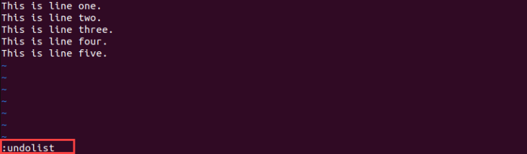 How to Undo and Redo changes in Vim / Vi