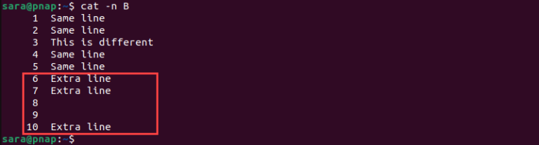 How to Use diff --color to Change the Color of the Output