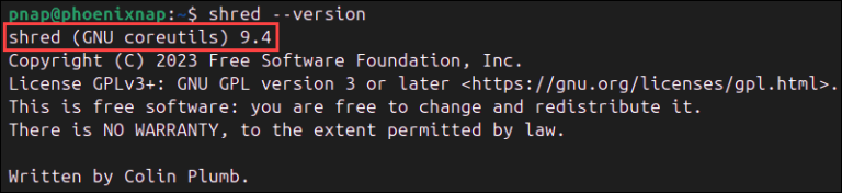 Shred Linux Command Syntax Options Examples 0502