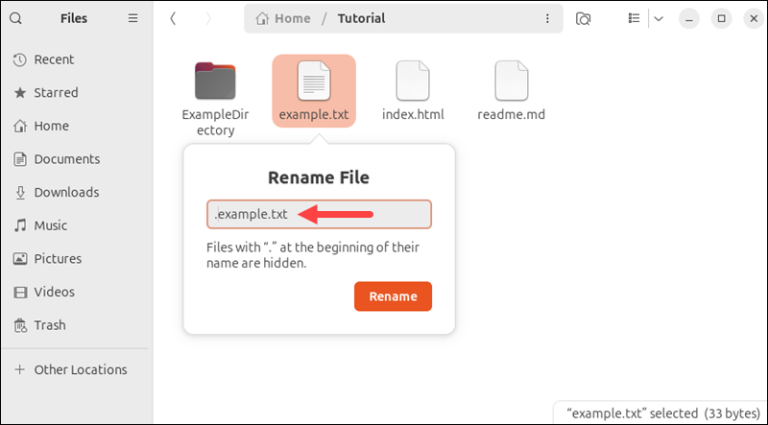 Create Hidden Files and Folders in Linux | phoenixNAP KB