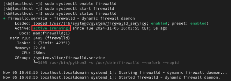 How to Enable and Use firewalld on CentOS or Rocky Linux