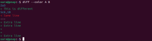 How to Use diff --color to Change the Color of the Output