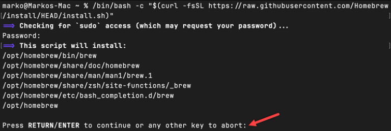 How to Install Homebrew on Mac | phoenixNAP KB