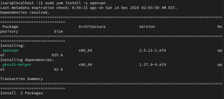 How to Install OpenVPN on CentOS and Rocky Linux