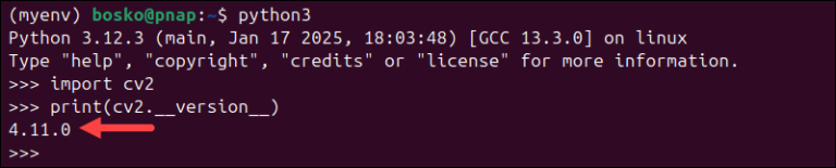 How to Install OpenCV on Ubuntu | phoenixNAP KB