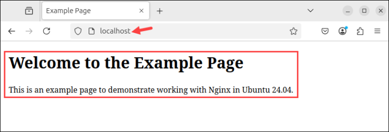 How to Install Nginx Web Server on Ubuntu 24.04