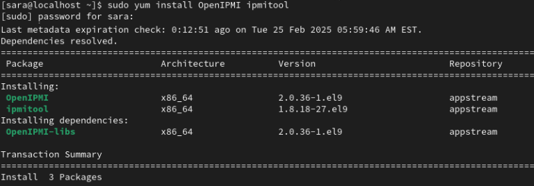How to Install IPMItool on Ubuntu & Rocky Linux