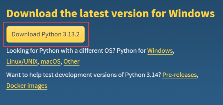 How To Install Python on Windows | phoenixNAP KB