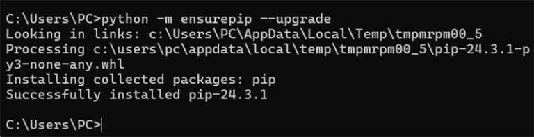 How to Install pip on Windows