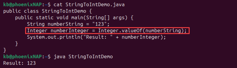 How to Convert String to Integer in Java | phoenixNAP KB