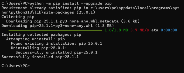 How to Update Pip on Linux, Windows, and macOS