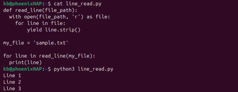 How to Read a File Line by Line in Python | phoenixNAP KB