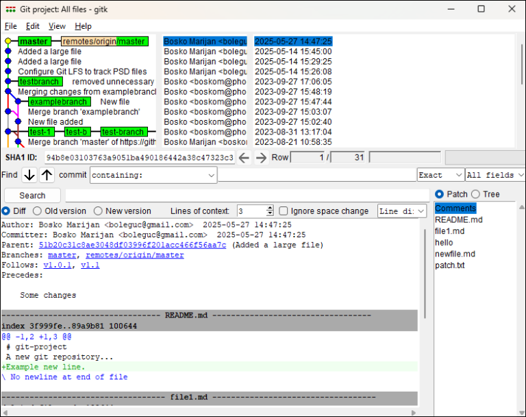 git log: How to View Commit History