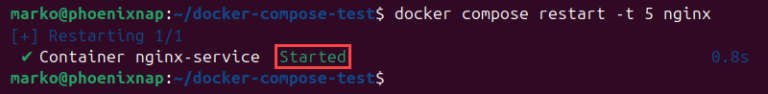 How To Use Docker Compose Restart