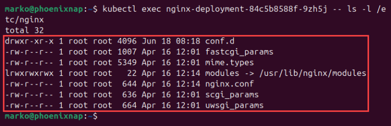 How to Use kubectl exec Command | Knowledge Base by phoenixNAP