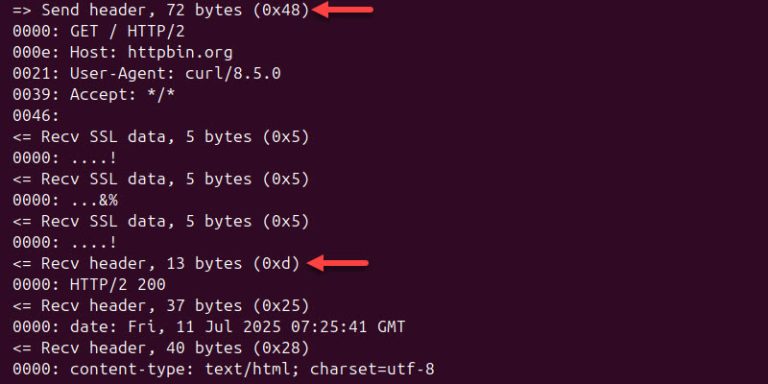 How to Show and Send HTTP Headers with cURL