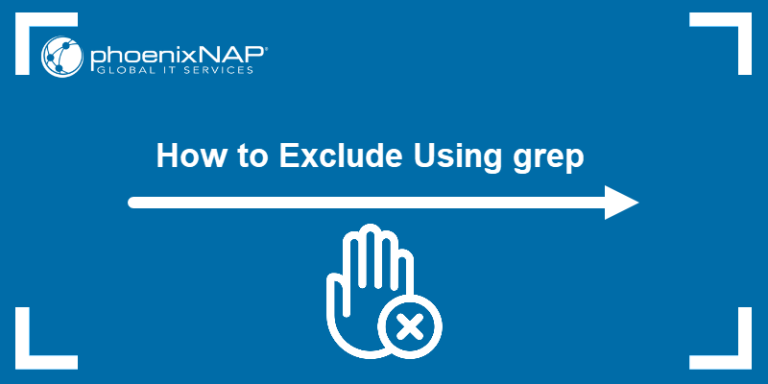 How to Exclude Using grep
