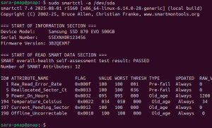 smartctl: Syntax, Options, Examples