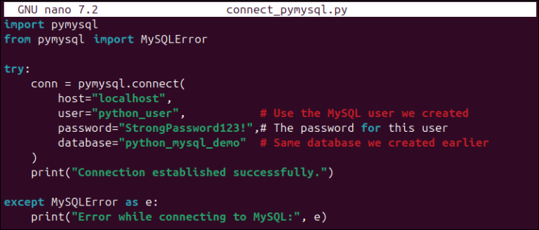 How to Connect to MySQL Using Python